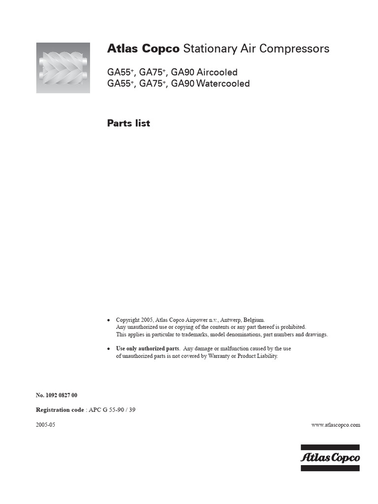 Ga55+-90 | PDF | Washer (Hardware) | Screw