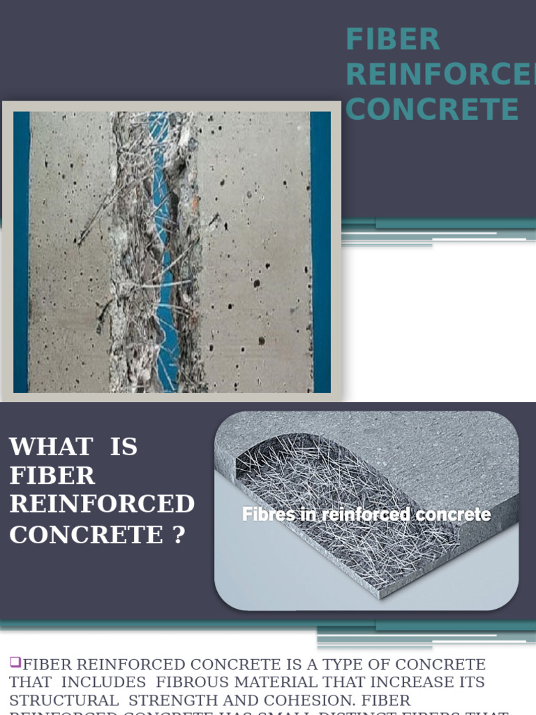 Frc Presentation | PDF | Concrete | Reinforced Concrete