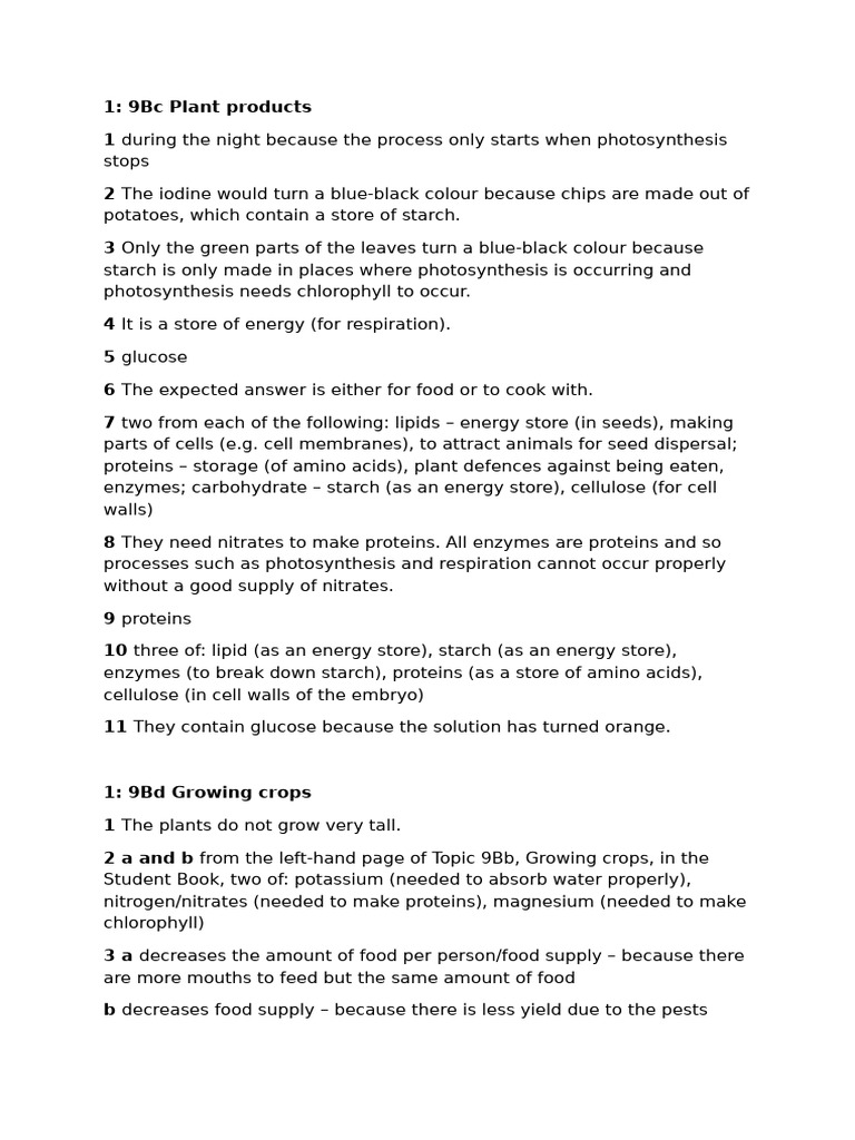 Wokr | PDF | Pollination | Photosynthesis