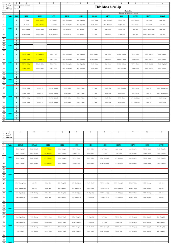 TKB Chieu Tu 22-11-2024 | PDF
