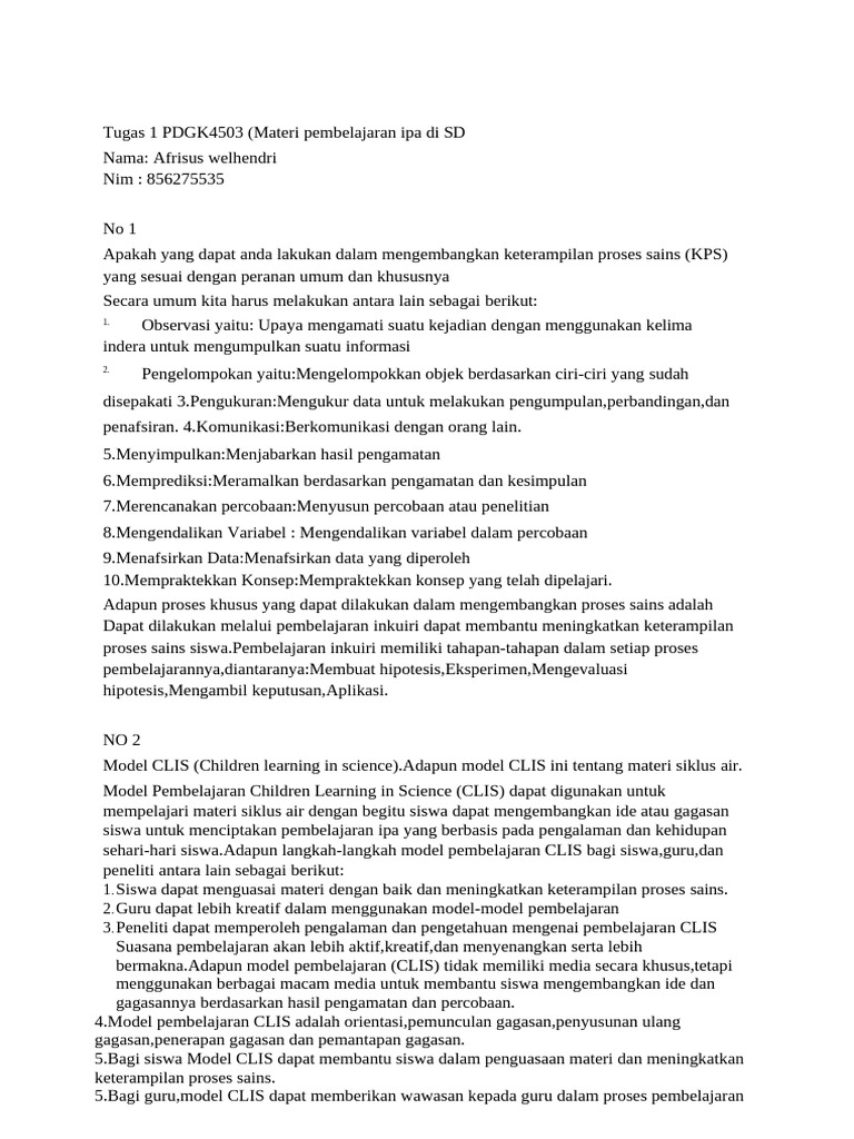 Tugas 2 Karya Ilmiah Isus | PDF