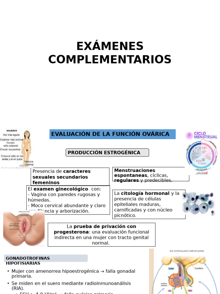 Examenes Complementarios | PDF | Calcio | Tiroides