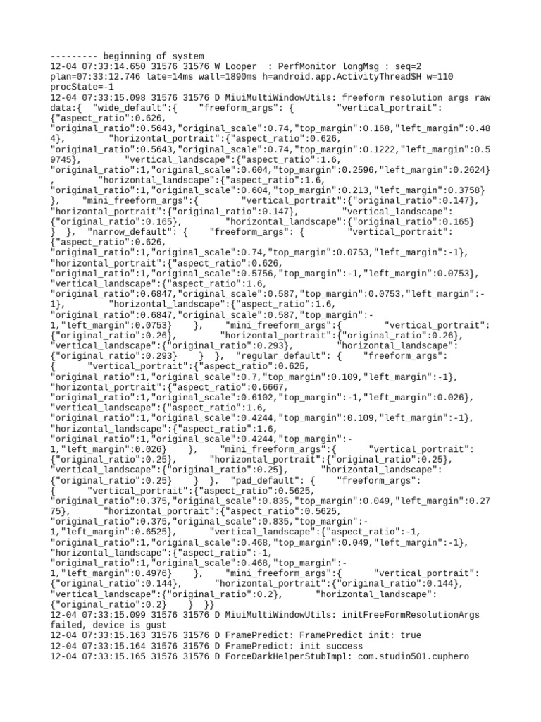 Mod Menu Log - Com.studio501.Cuphero | PDF | Digital Technology | Computing