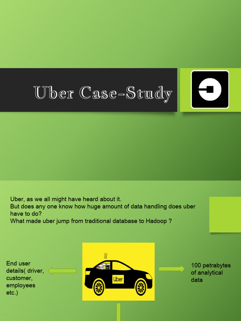 bda case study UBER | PDF | Apache Hadoop | Data Warehouse