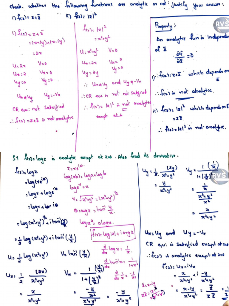 maths mod 3 rvs vid 1-7 | PDF