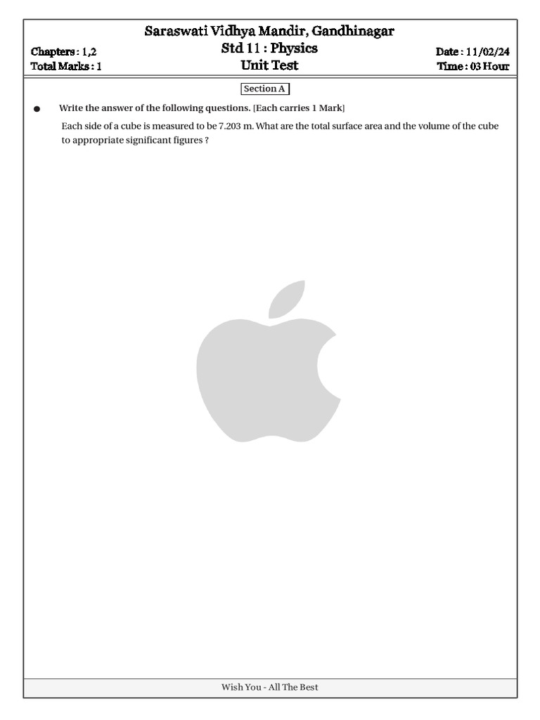 UnitTest D11 Feb 2024 | PDF UnitTest D11 Feb 2024 | PDF