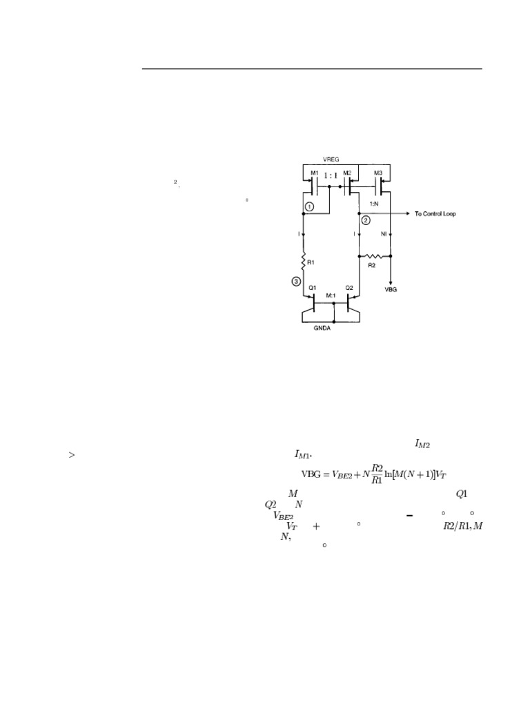 A Low Supply Voltage High PSRR Voltage Reference in CMOS Process | PDF | Amplifier | Electronic ...