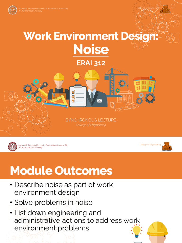 8 - Work Environment Design Noise | PDF | Noise | Frequency