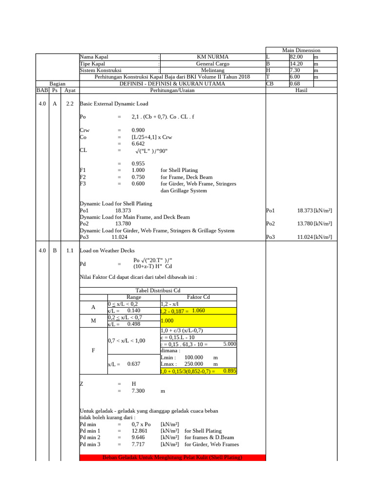Perhitungan Konstruksi (With Huge Fckin Framing) | PDF
