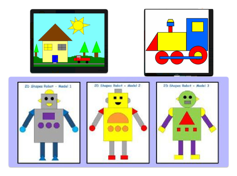 Contoh Model Bentuk 2D | PDF