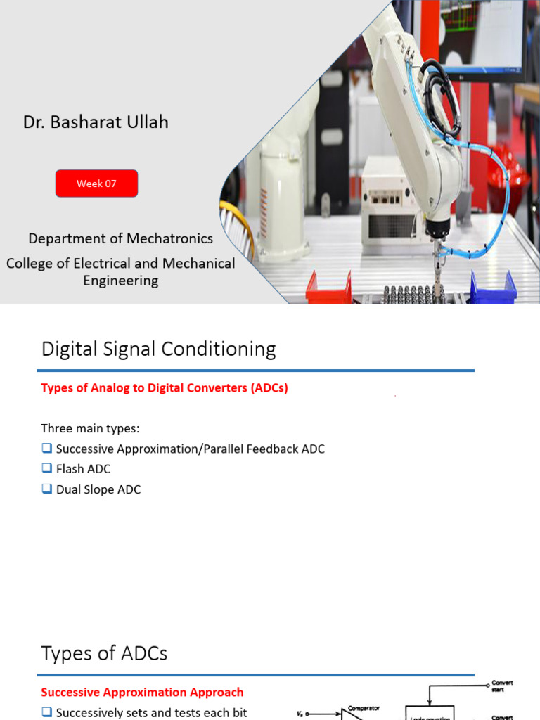 Lectures 13 and 14 | PDF | Analog To Digital Converter | Information And Communications Technology