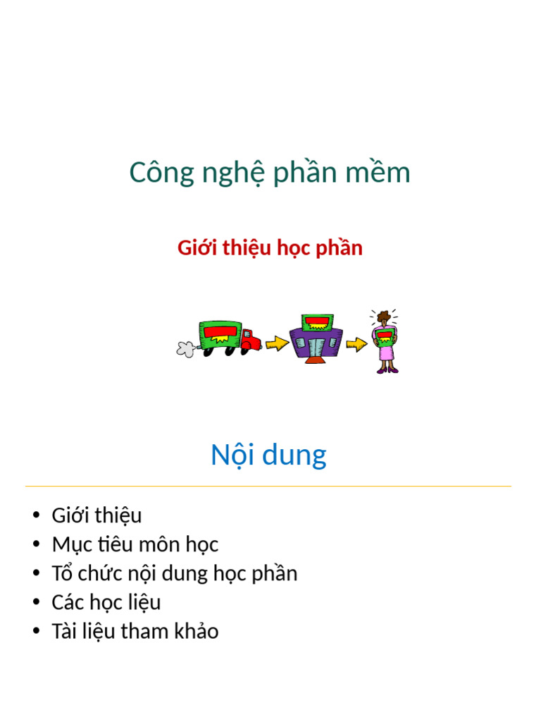 00 - Gioi Thieu Mon Hoc - CNPM | PDF