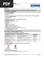 Alpacon Descalant Offshore Safety Data | PDF | Dangerous Goods | Toxicity