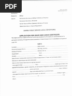 Casual Leave CL Application | PDF