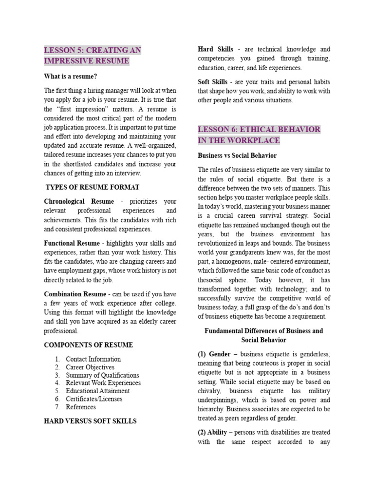 567 (2)bhs | PDF | Résumé