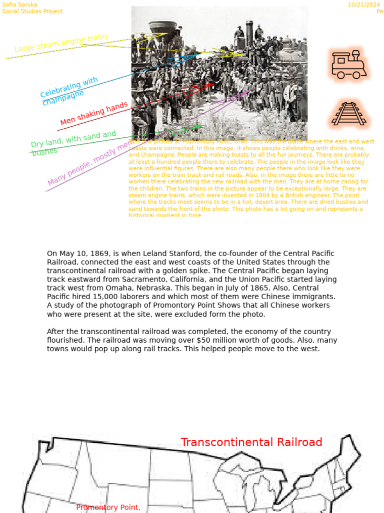 Trains | PDF | First Transcontinental Railroad | United States Travel