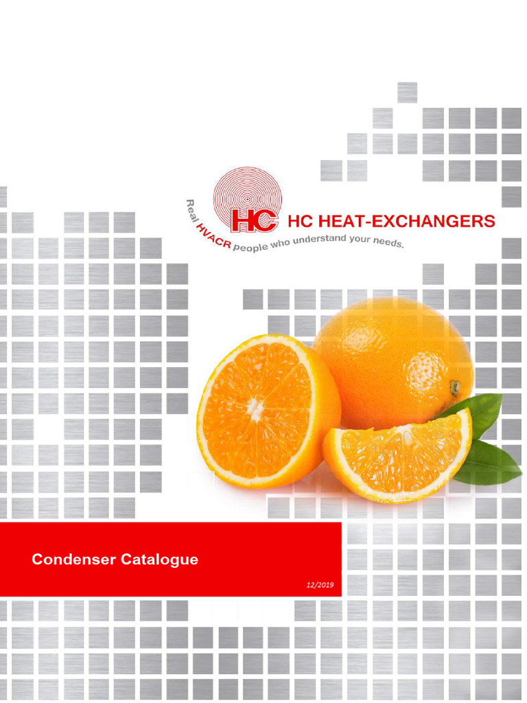 HC Heat Exchangers Condenser Catalogue | PDF | Alternating Current ...