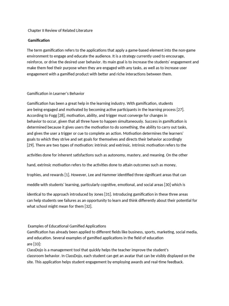 Chapter II Revi-WPS Office | PDF | Motivational | Motivation