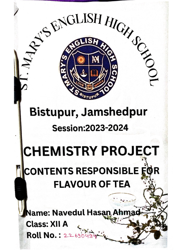 Contents Responsible For Flavour of Tea | PDF