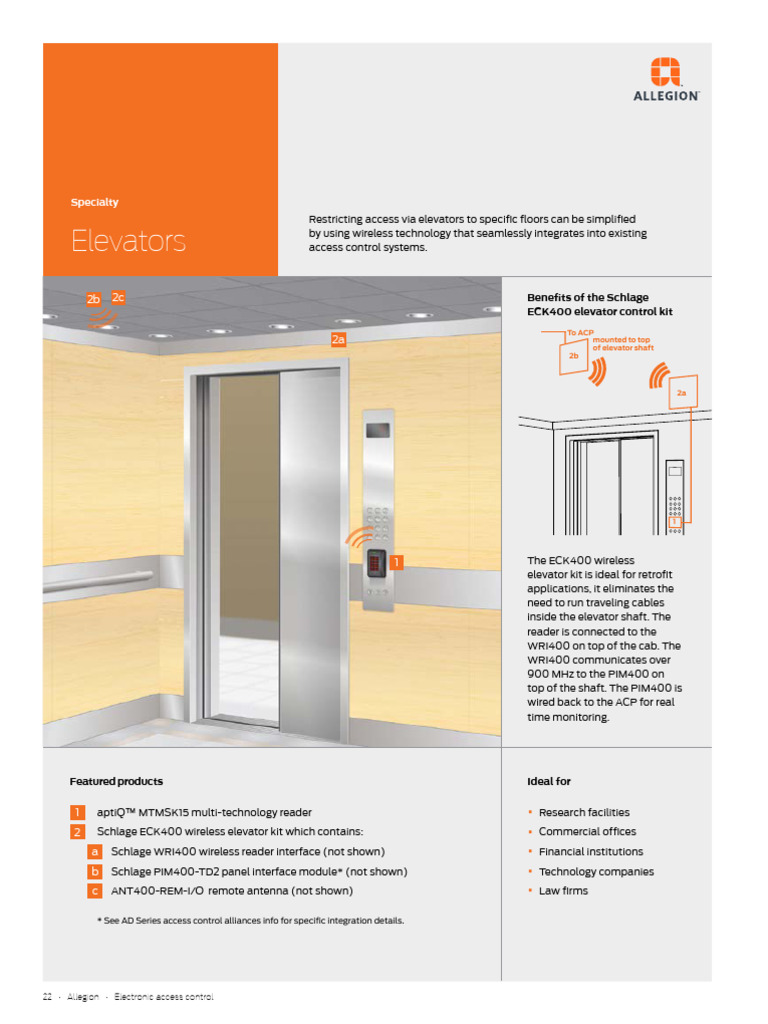 Illustration And Wiring Diagram Pdf Wireless Elevator