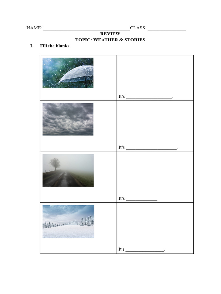 Review Weather + Stories | PDF