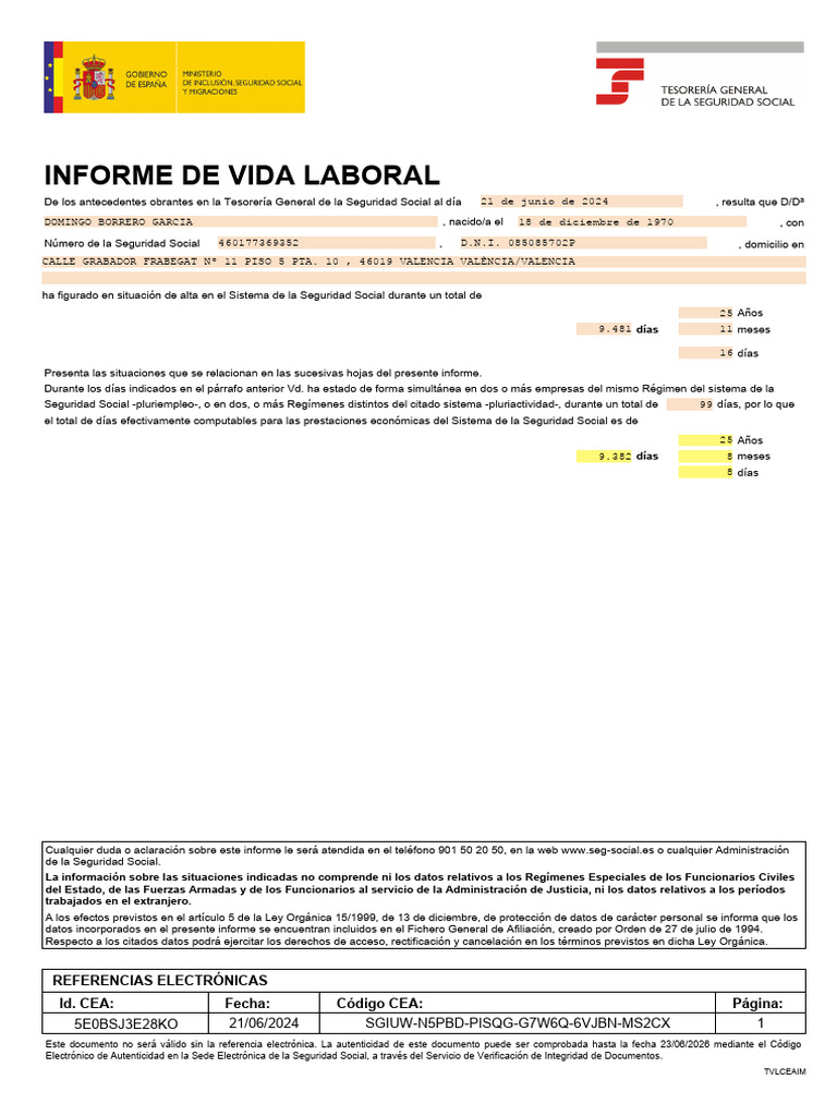 Vida - Laboral (1) - 240628 - 201307 | PDF | Bienestar | Gobierno