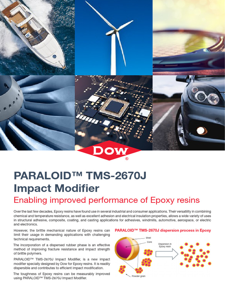 925 00001 01 Paraloid Tms 2670j Impact Modifier Flyer | PDF | Epoxy ...
