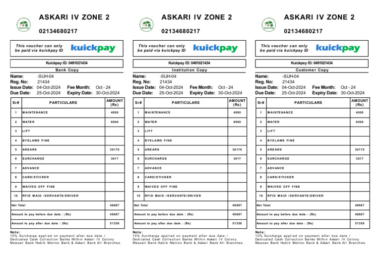 21434--SUH-04 - Askari IV Zone 2 | PDF