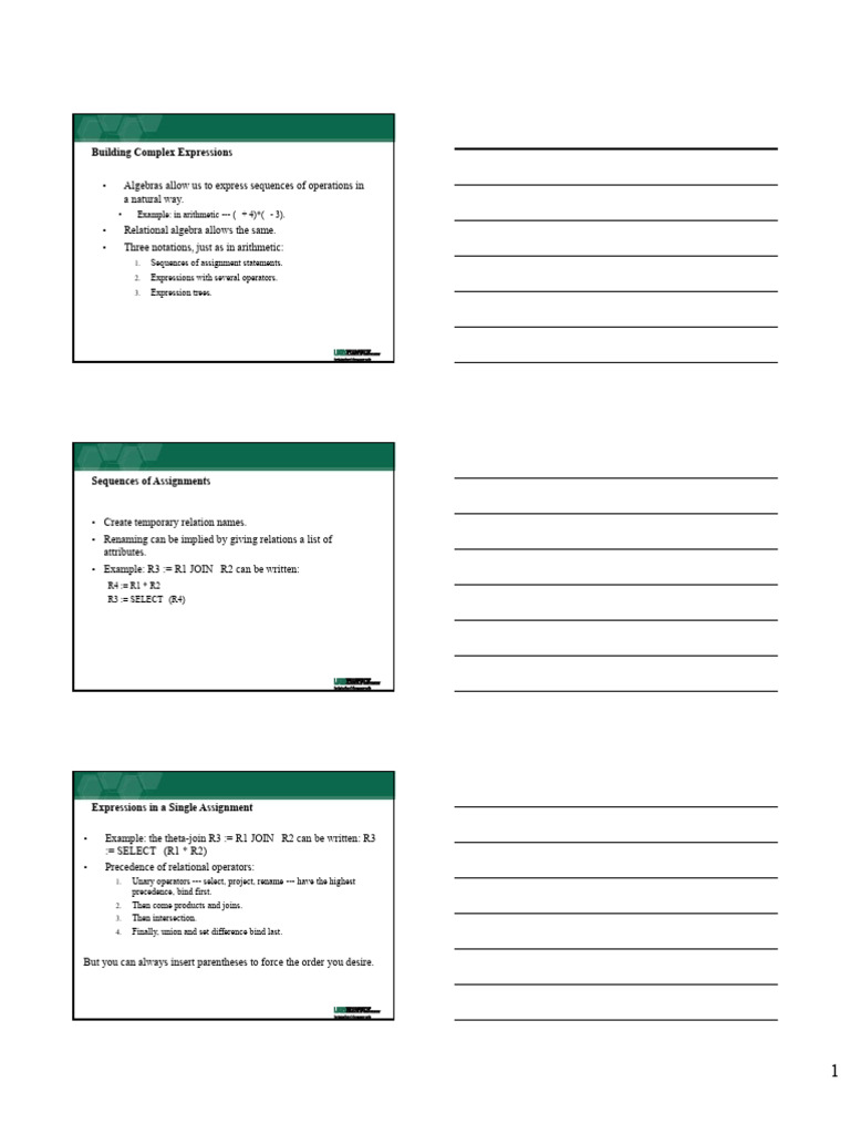 Building Complex Expressions | PDF | Mathematical Logic | Algebra