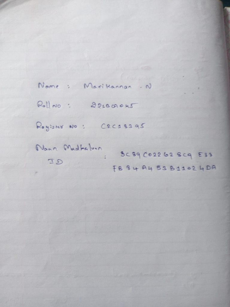 Naan Mudhalvan | PDF