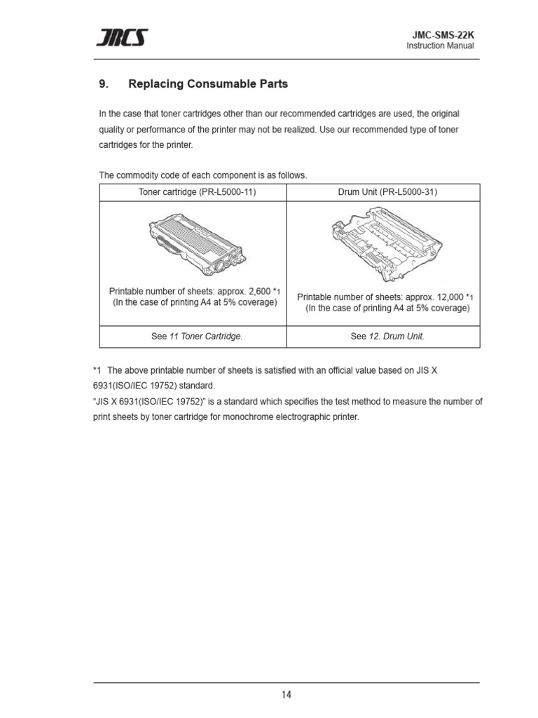 Consumable Parts | PDF