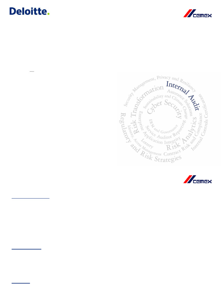 Deloitte Quality Assessment Report May 2014 | PDF | Internal Audit | Audit