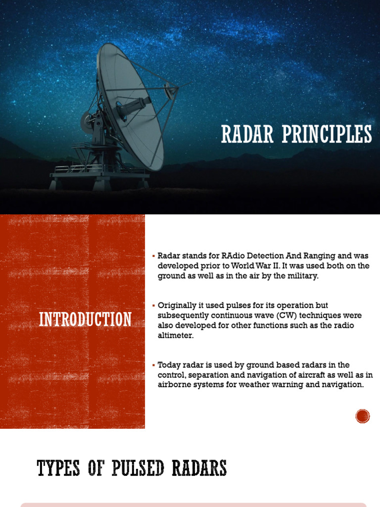 1 - 08 - Radar Principles - RadioNav | PDF | Radar | Transponder ...