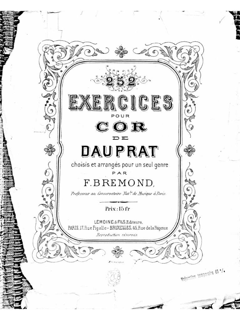L.F. DAUPRAT - Metodo Completo Per Corno | PDF