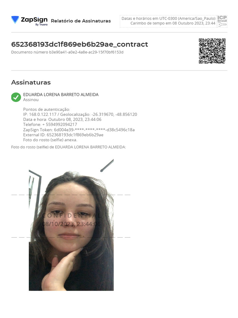 Relatório de Assinaturas ZapSign | PDF