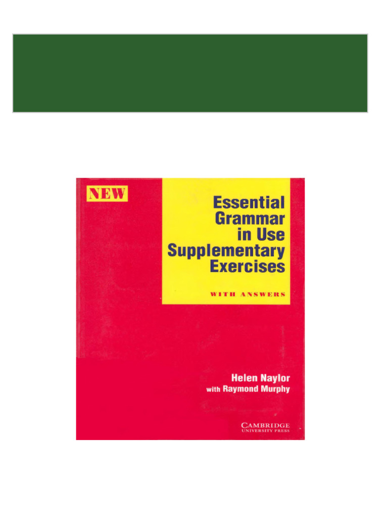 Full download Essential Grammar In Use Supplementary Exercises pdf docx ...