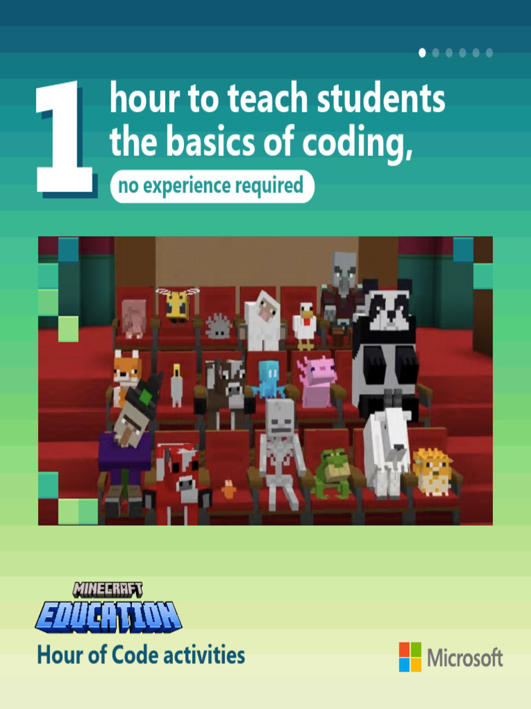 Minecraft Hour of Code Activities | PDF