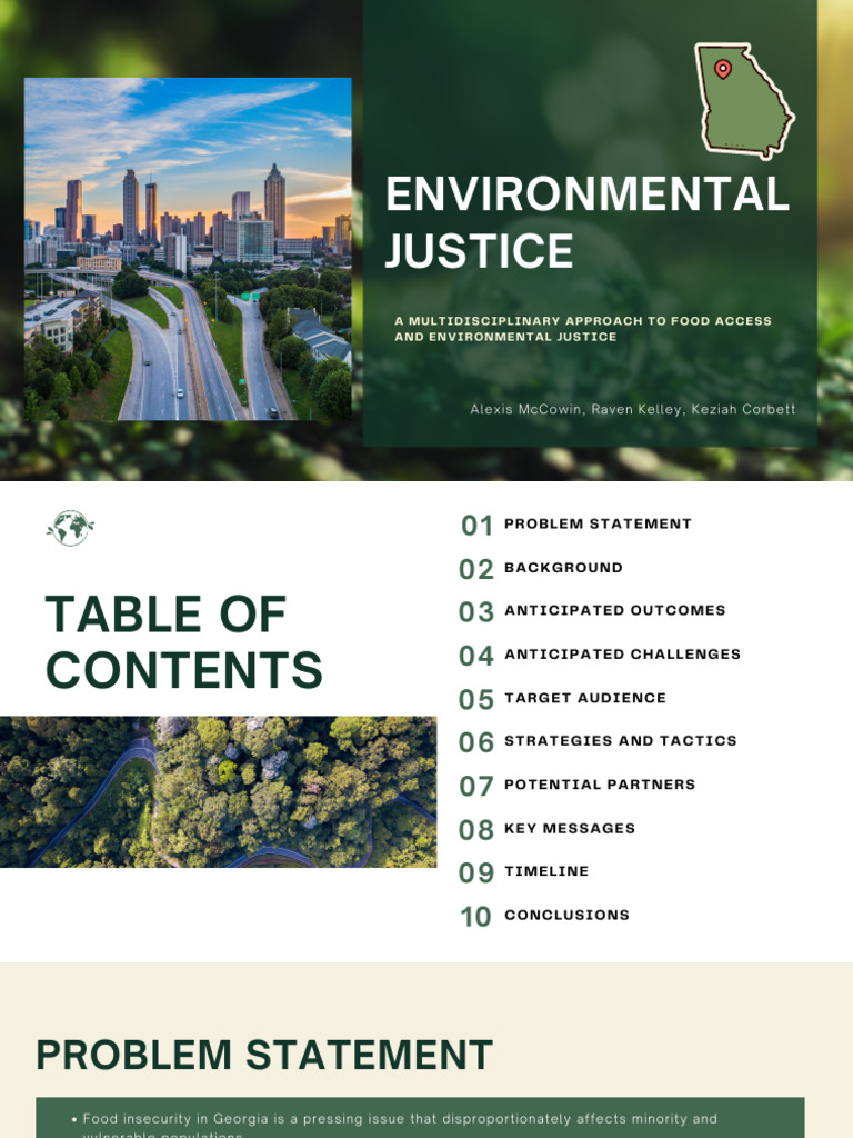 Environmental Justice Presentation Compressed | PDF | Food Security