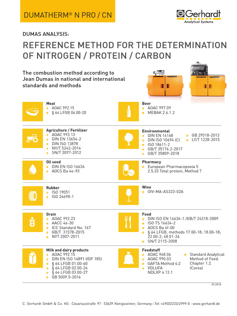 Flyer DUMATHERM Global Standards English | PDF | Food Industry ...
