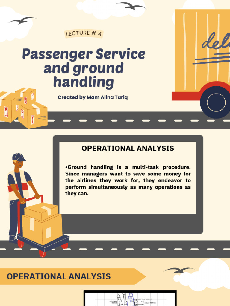Passenger service and ground handling lecture 4 | PDF