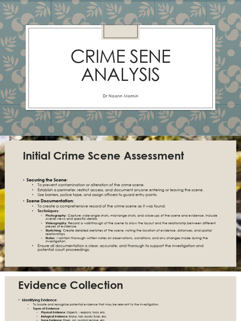 types of profiling | PDF | Crime Scene | Forensic Science