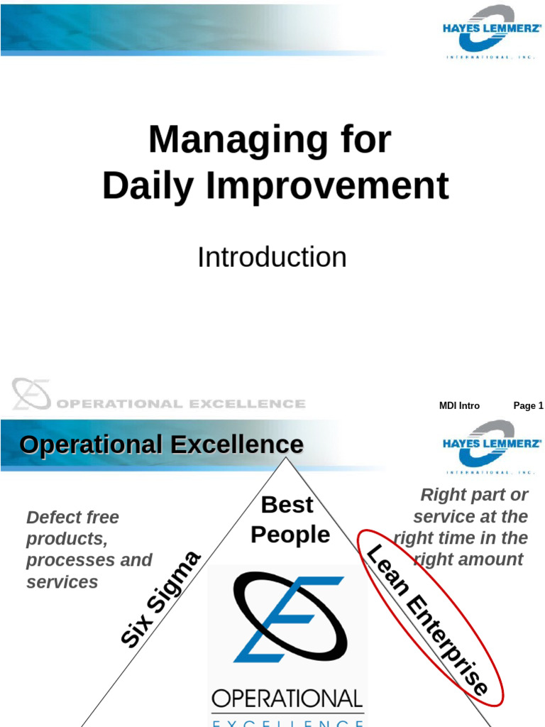 Resumo Mdi | PDF | Six Sigma | Production And Manufacturing