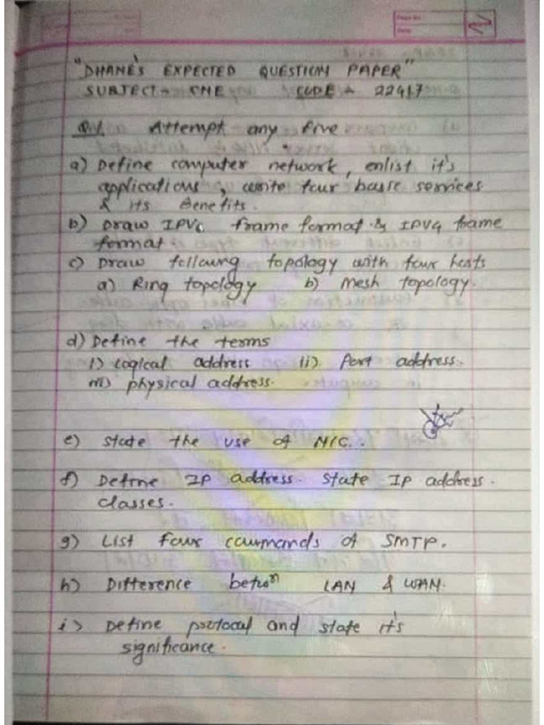 Cne Expected Questions | PDF