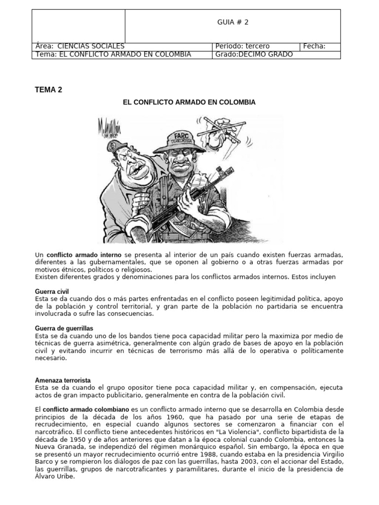 Conflicto Armado | PDF | Colombia