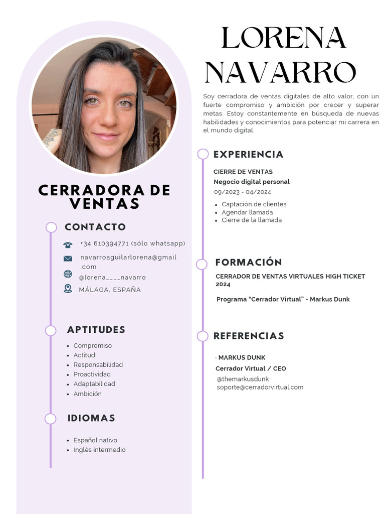 CV Lorena Navarro | PDF