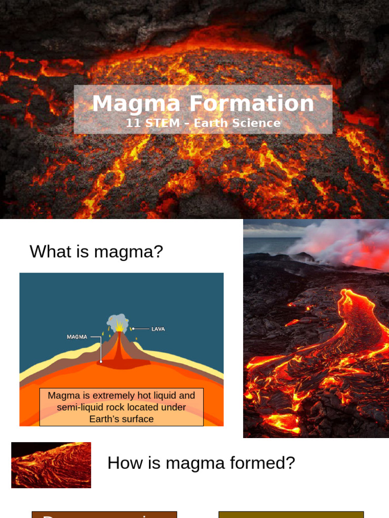 Science11 Lesson 3 Magma Formation | PDF