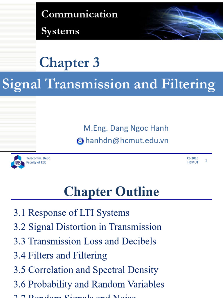 CS Chapter3 BT2 | PDF | Spectral Density | Distortion