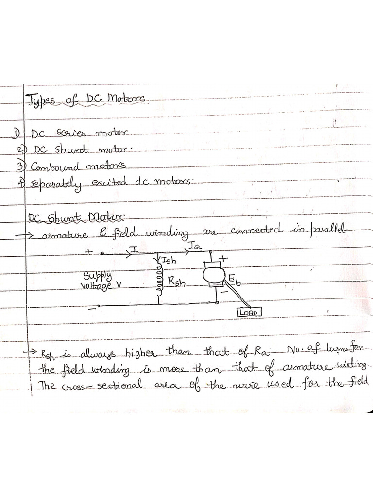 Types of DC Motor | PDF