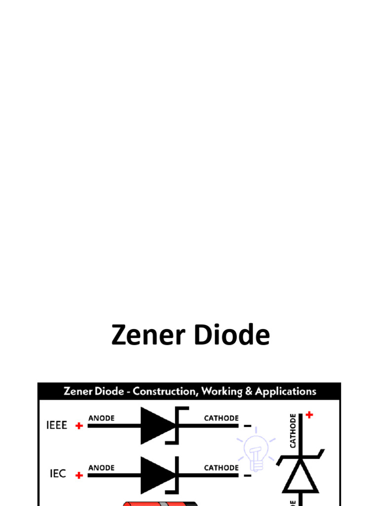 Module 4 Zener, LED, Photodiode | PDF | P–N Junction | Diode