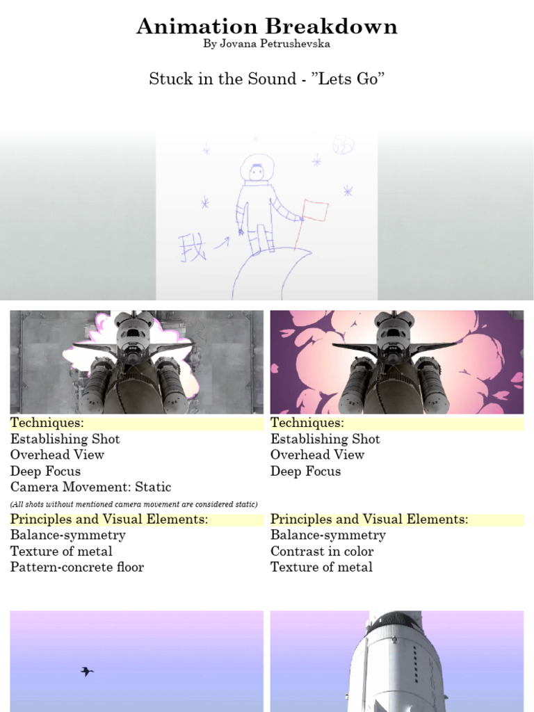 Case Study Animation Breakdown | PDF | Composition (Visual Arts) | Imaging